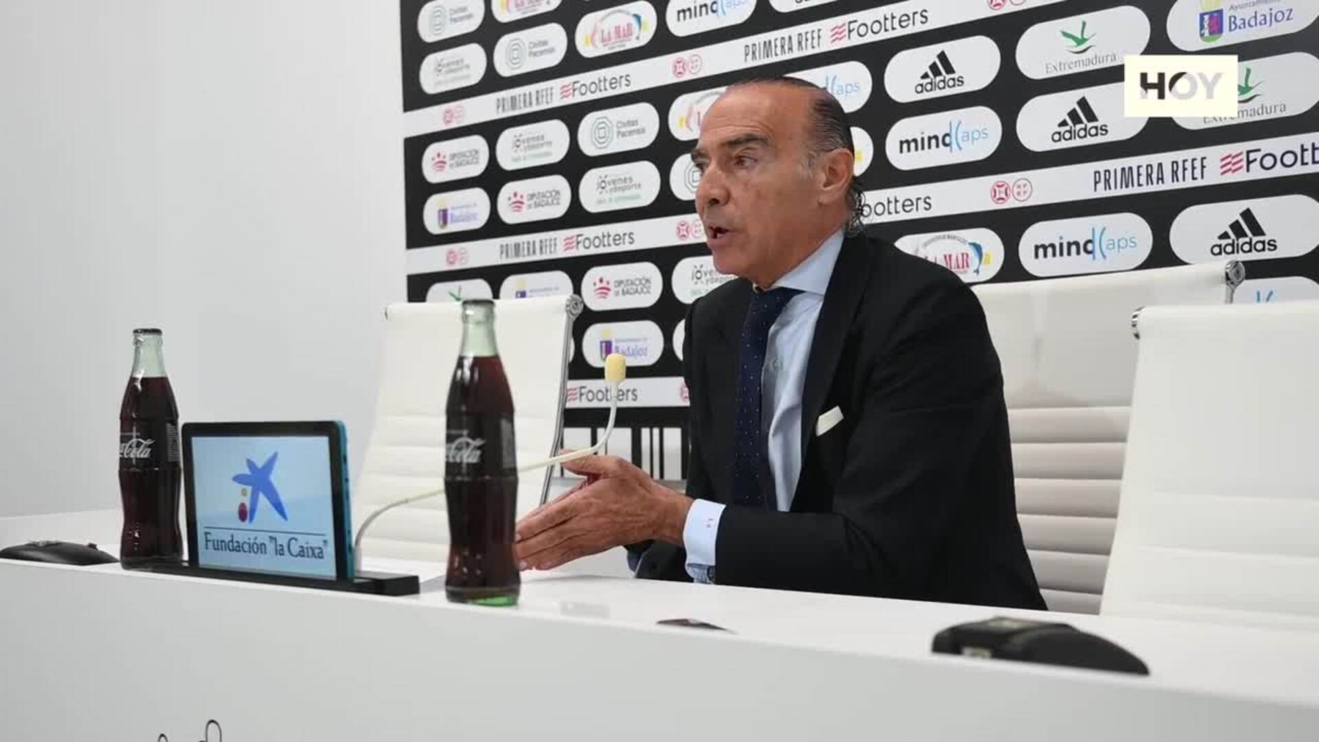 Luis Oliver: «Vamos a pagar todo a los jugadores, el Badajoz no va a ...