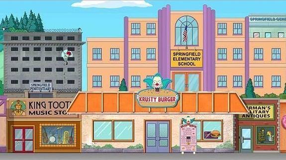 Recrean la ciudad de "The Simpsons" a tamaño real en Los Ángeles | Hoy